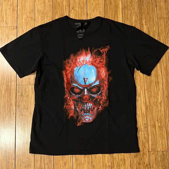 VLONE | Shirts | Vlone Red Skully Tshirt Black | Poshmark